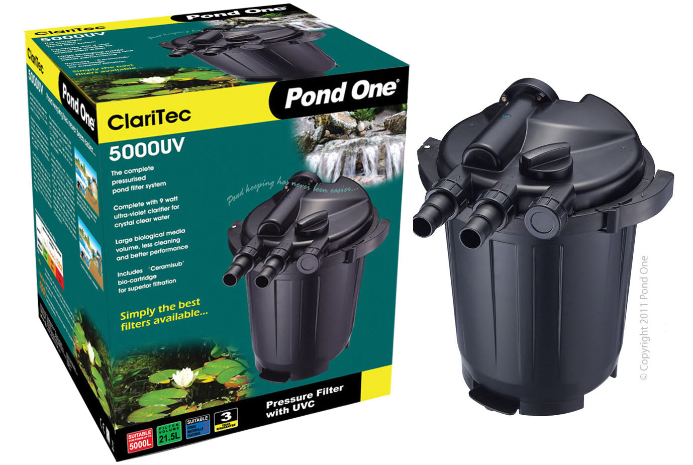 ClariTec Pressurised Filter with UVC – Rodney's Tropicals